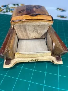 Handmade | Accents | Wooden Car 95s Chevy Style Model Cuba Opening ...